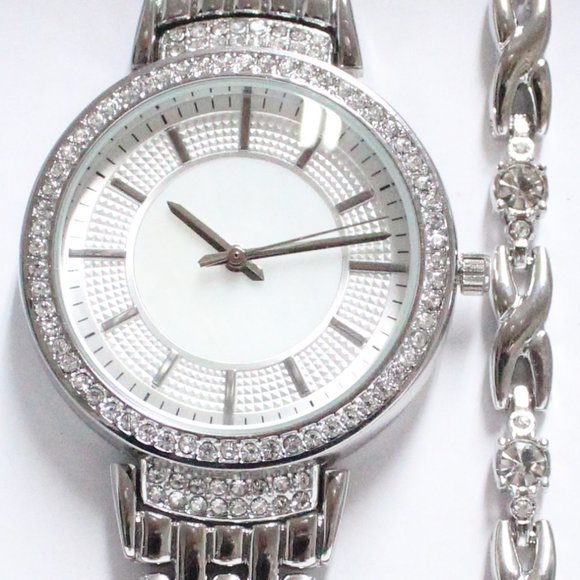Time and Tru | Accessories | Time And Tru Nwt Watch Bracelet Crystal ...
